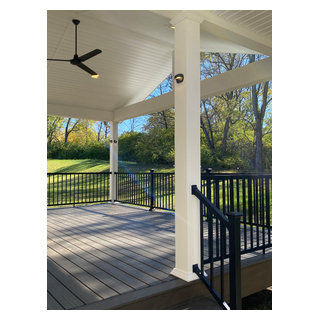 Snowden Covered Porch - Transitional - Deck - Cincinnati | Houzz