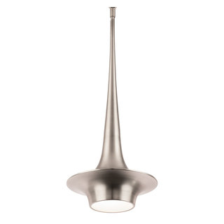 Hugo LED Mini Pendant in Brushed Nickel - Modern - Pendant Lighting ...