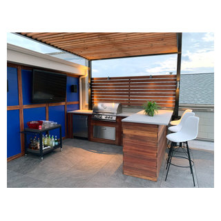 Custom Build Tigerwood Kitchen - Chicago - by Rooftopia, LLC | Houzz