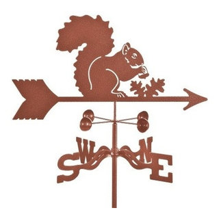 Squirrel Weathervane With Roof Mount - Contemporary - Weather Vanes ...
