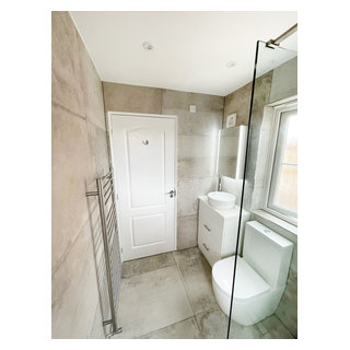 Stoney Ensuite in Stondon - Industrial - Bathroom - Other - by Flitwick & Ampthill Bathrooms | Houzz