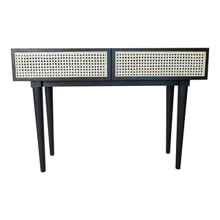 Cane Console Table - Tropical - Console Tables - by First of a Kind USA ...