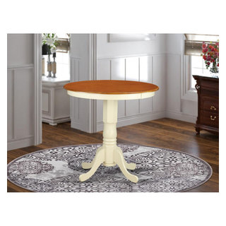 Jackson Counter Height Table In Buttemilk And Cherry Finish ...