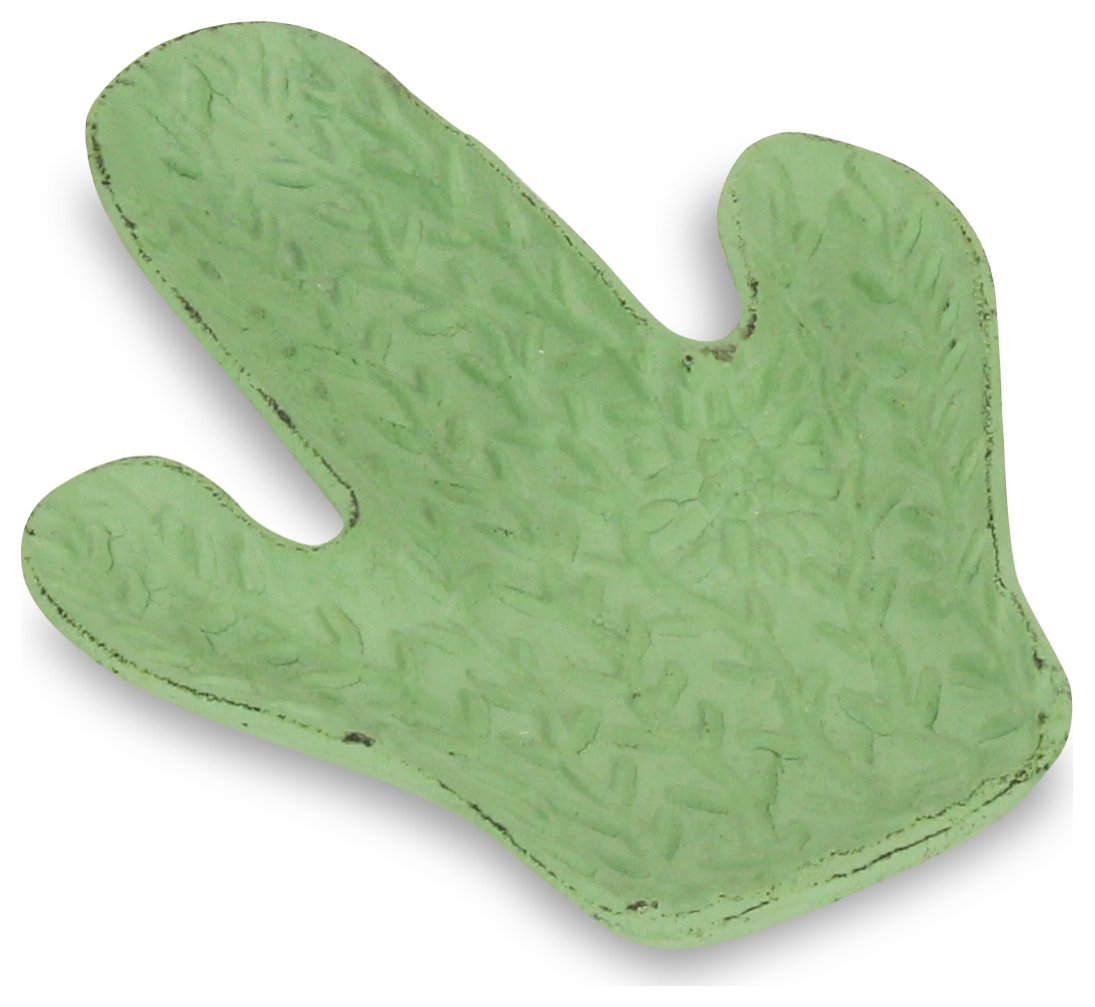 Ceili Cast Iron Cactus Tray - Southwestern - Decorative Objects And ...