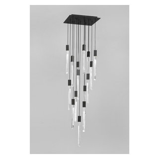 Alpine 15 Light Pendant, Black - Contemporary - Pendant Lighting - by ...