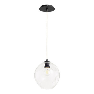 Numen Soft Contemporary Pendant, Textured Black - Transitional ...