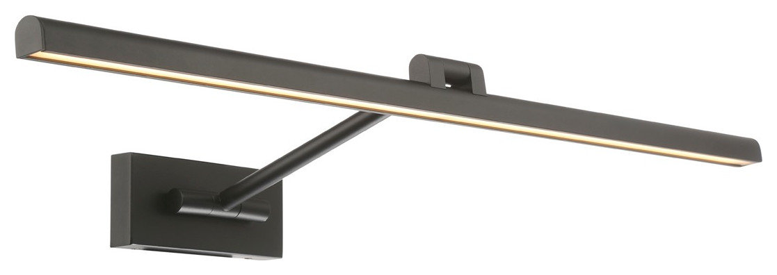 Reed LED Picture Light, Black - Modern - Display And Picture Lights ...