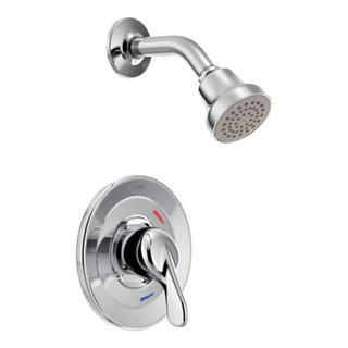 Moen 40315CGR 1.75 GPM Single Handle Shower Kit With Shower Head ...