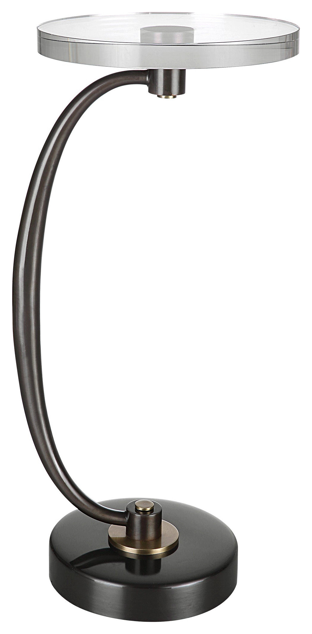 Uttermost Waveney Bronze Drink Table - Transitional - Side Tables And ...