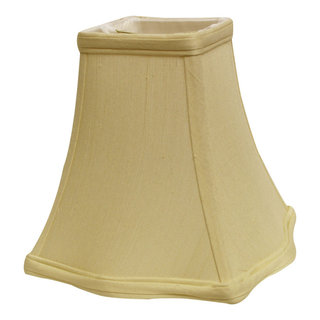 16" Antique White Premium Square Monay Shantung Lampshade - Traditional ...