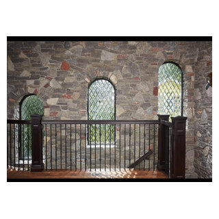 Brookhaven Real Thin Stone Veneer Interior Wall - Traditional - Hall ...