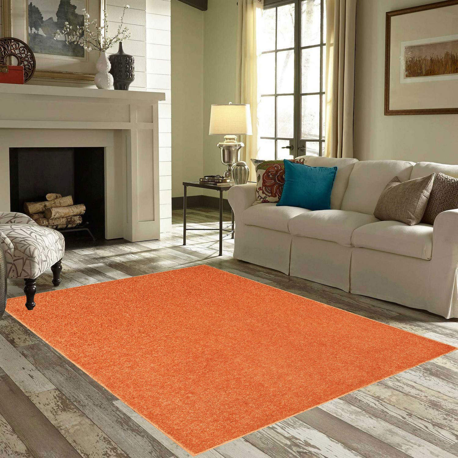 Galaxy Way Kids Favourite Area Rugs, Orange, 5' x 7' - Contemporary ...