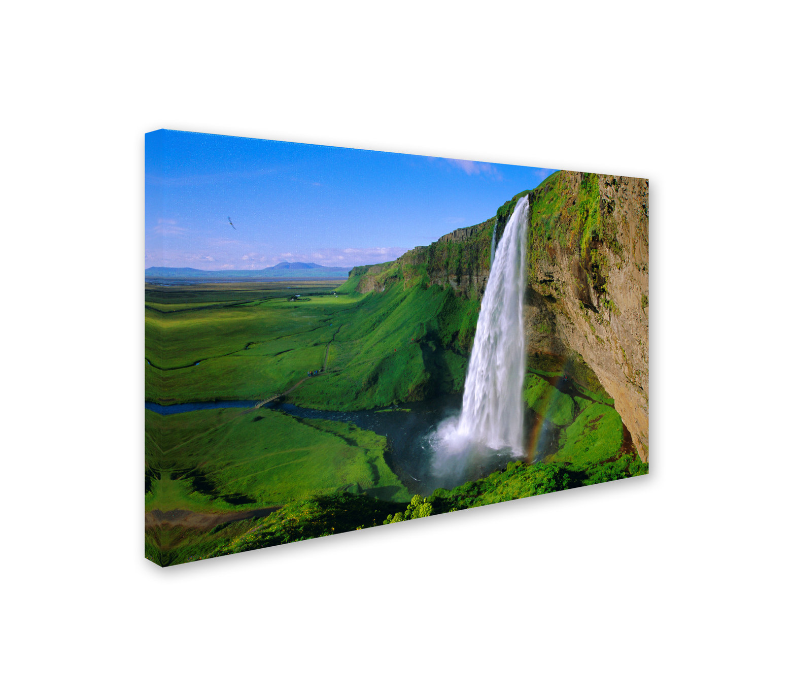 "Large Waterfall" by Robert Harding Picture Library, Canvas Art, 22"x32 ...