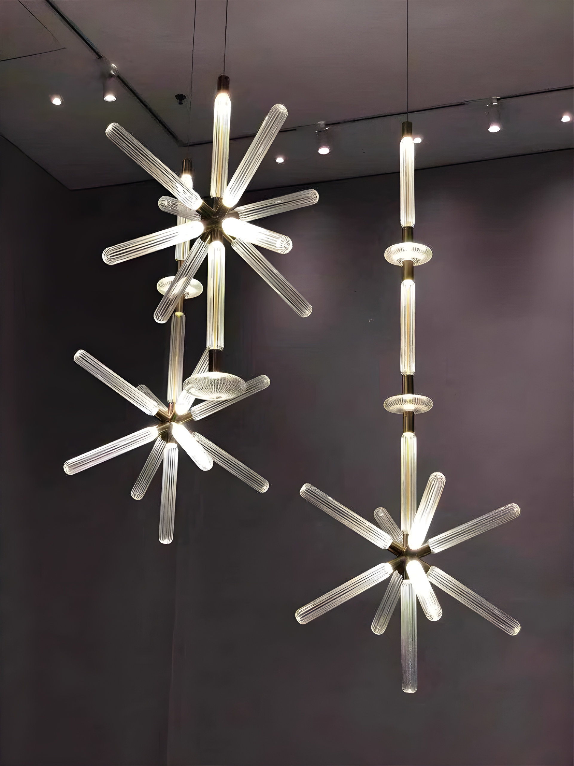 Plascassier | Creative Glass Chandelier For Staircase, F 4.7x17.7 ...
