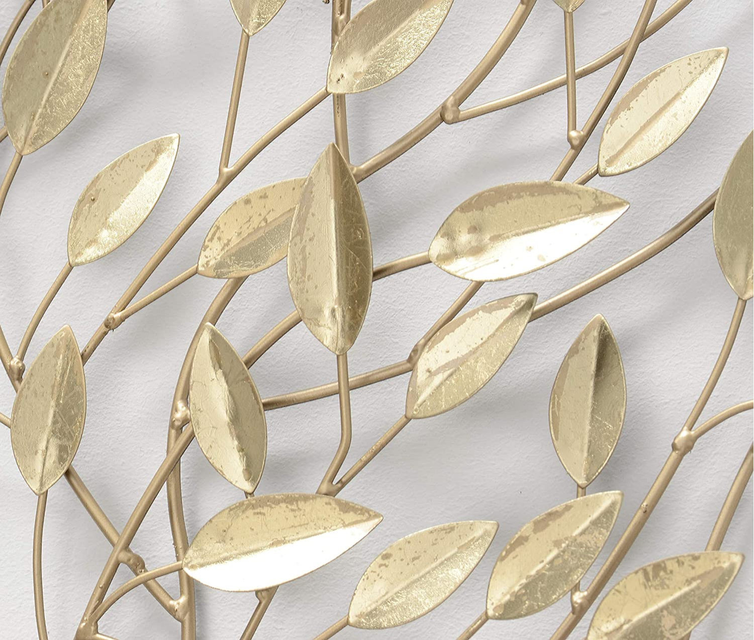 Modernist Leafy Branches Tree Metal Wall Decor Sculpture - Contemporary ...