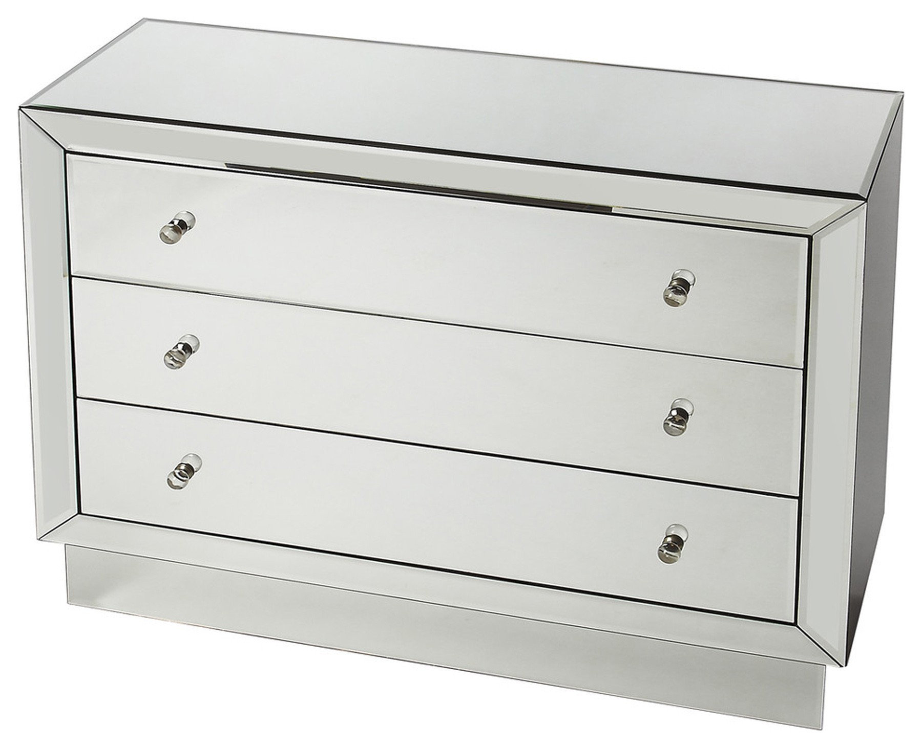 Emma Mirrored Chest - Contemporary - Accent Chests And Cabinets - by ...