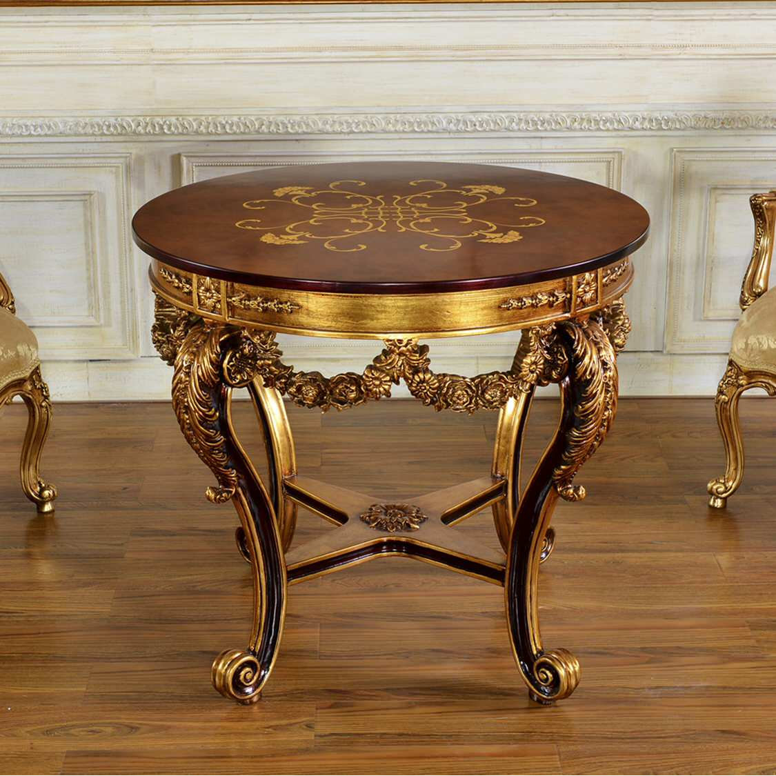 Royal Round Accent Table, 41" - Victorian - Side Tables And End Tables ...