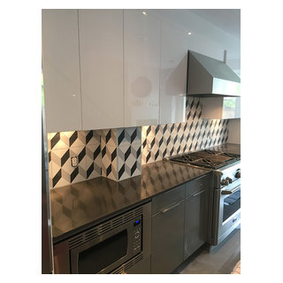 Cube Tile Kitchen Backsplash - Modern - Kitchen - Ottawa - by COCO TILE ...