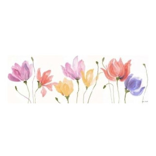 Colorful Floral Sway Panel Poster Print by Lanie Loreth - Item ...