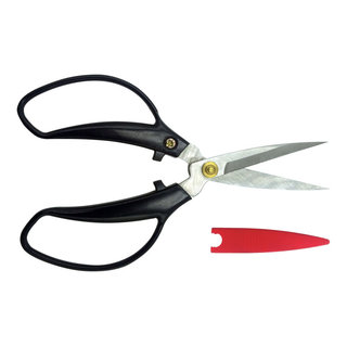 Professional Scissors, 5.9" Long, Stainless, Safety Cap - Pruning Tools ...
