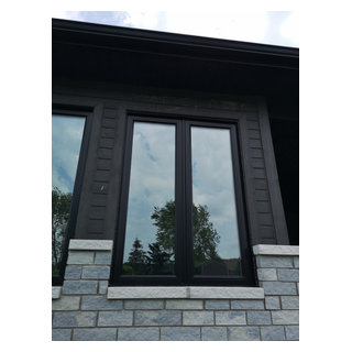 Smooth black casement window - Exterior - Ottawa - by Ecoline Windows ...