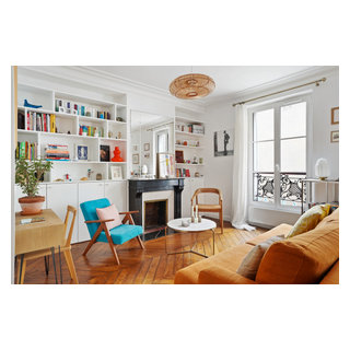 Rénovation totale d'un appartement - 44m2 - Contemporary - Living Room ...