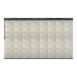 Florentina 8-Panel Track Extendable Vertical Blinds 130-175"W, 91.4" H ...