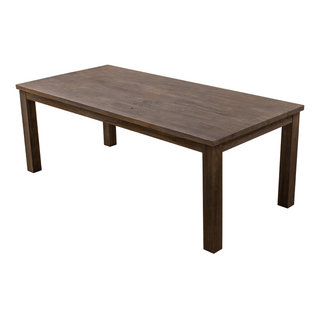 Handcrafted Nana Teak Solid Hardwood Dining Table, 84x40 - Transitional ...