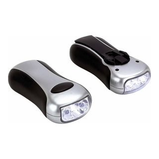 Set-2-Piece Wind-Up Flashlight Set - Modern - Flashlights - by Imtinanz ...