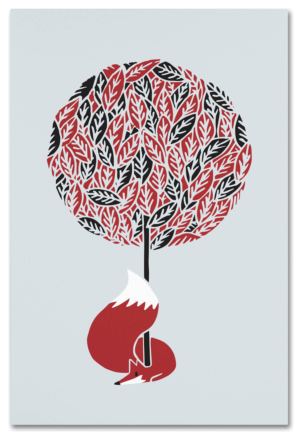 Robert Farkas 'Cherry Tree Fox' Canvas Art, 19 x 12 - Contemporary ...