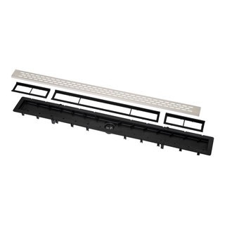 Goof Proof Linear Drain Grate Assembly - Contemporary - Tub And Shower ...
