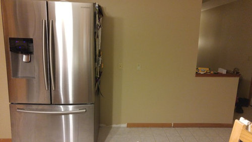 Empty space next to the refrigerator | Houzz Forum