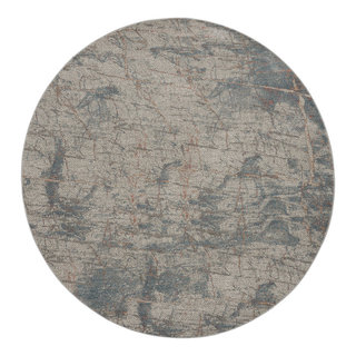 Nourison Home 8' Round Rustic Textures Area Rug, 7'10"xRound ...
