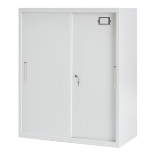 Full Metal Modern Style Filing Cabinet With Sliding Doors ...
