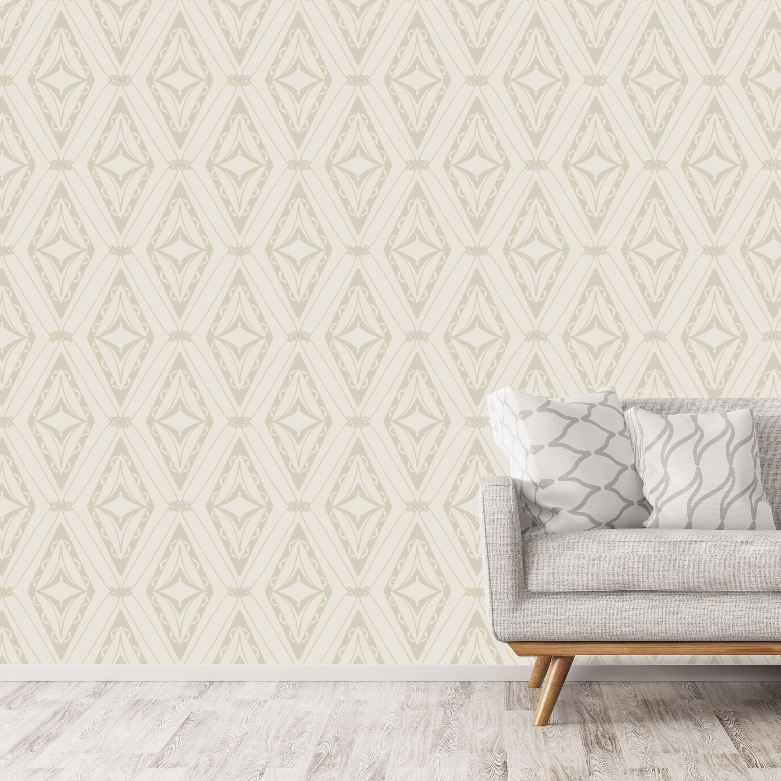 Diamond Bisque Wallpaper by Monor Designs, Sample 12"x8" - Contemporary - Wallpaper - by ...