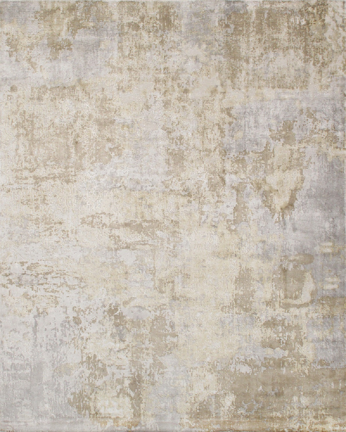 Pasargad Home Beverly Collection Silver/ Brown Bamboo Silk Rug 10'x14 ...