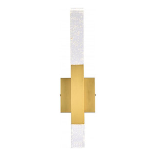 Soren 2-lights Gold wall sconce - Modern - Wall Sconces - by LimeLight Lamps | Houzz