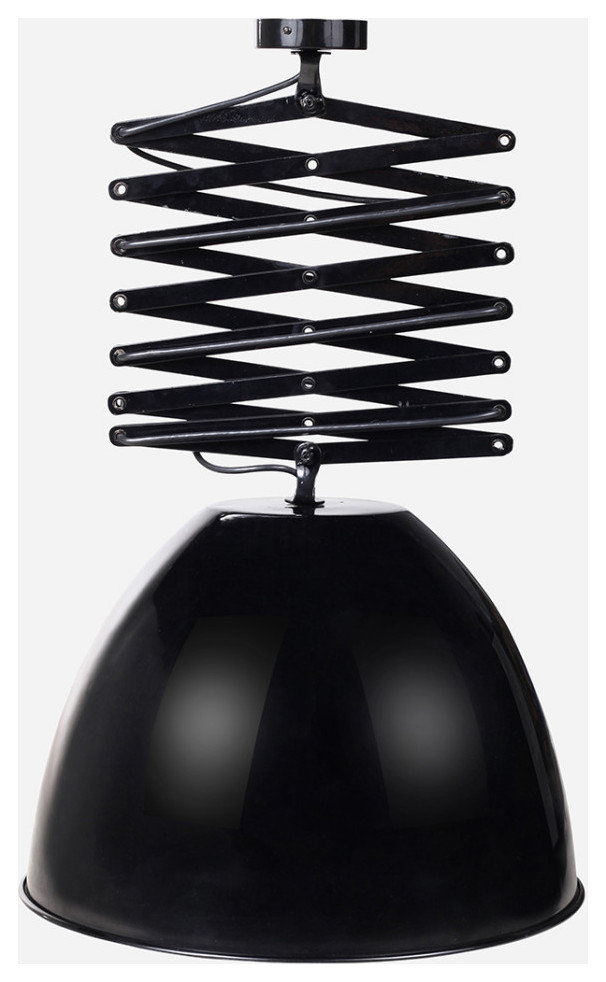 Black Iron Scissor Pendant Light - Industrial - Pendant Lighting - by ...