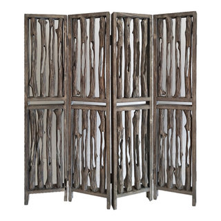 Screen Gems Wrightwood Screen - Rustic - Screens And Room Dividers - by ...