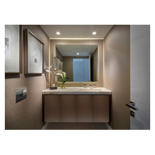 Miami Condo - Modern - Powder Room - Miami - by Interiors by Brown | Houzz