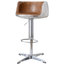 Aviator Adjustable Height Bar Stool, Leather and Metal - Contemporary ...