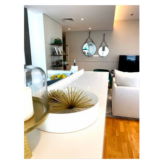 Blue Waters - Modern - Living Room - Other - by Rym Turki | Interior ...