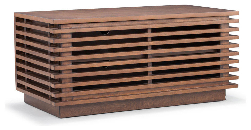 Linea Narrow Tv Stand - Transitional - Console Tables - by Inmod | Houzz