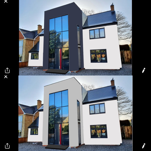 HELP!! Render Colour on renovation project | Houzz UK