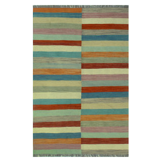 Winchester Kilim Mayelin Rust/Burgundy Rug, 3'10x5'10, 3'10x5'10 ...
