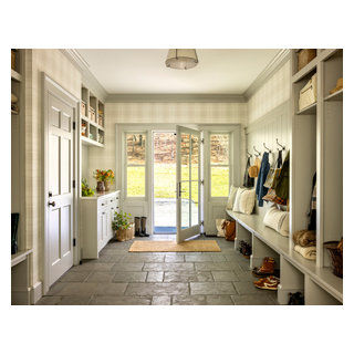 New York New Home - Farmhouse - Hall - New York - by Crisp Architects ...