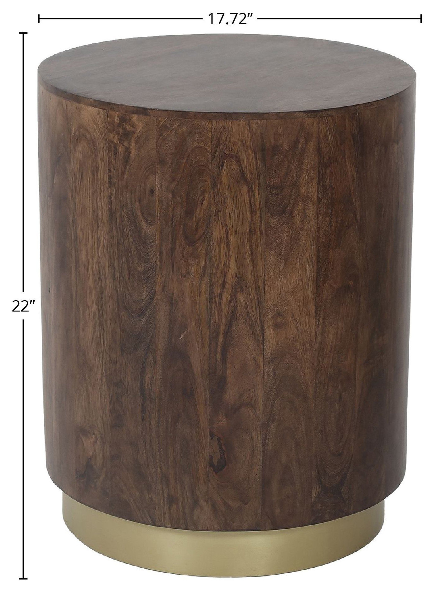 Form Side Table, Dark Brown - Contemporary - Side Tables And End Tables ...