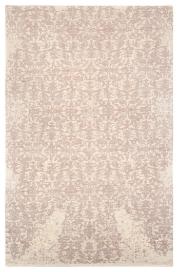 Surya Edith EDT-1001 5'x7'6" Rug, Cream/Pale Blue/Taupe - Contemporary ...
