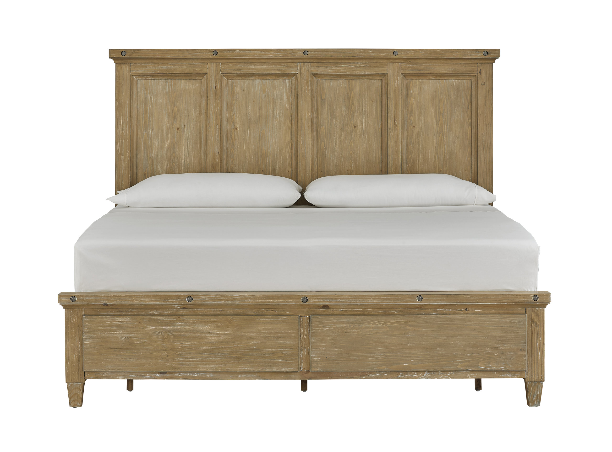 Complete Panel Bed, King - Farmhouse - Platform Beds - by Magnussen Home | Houzz
