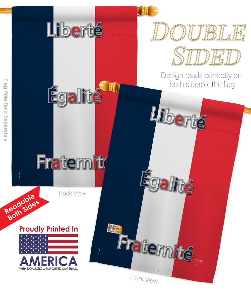 France Flags of the World Nationality House Flag Set - Modern - Flags ...
